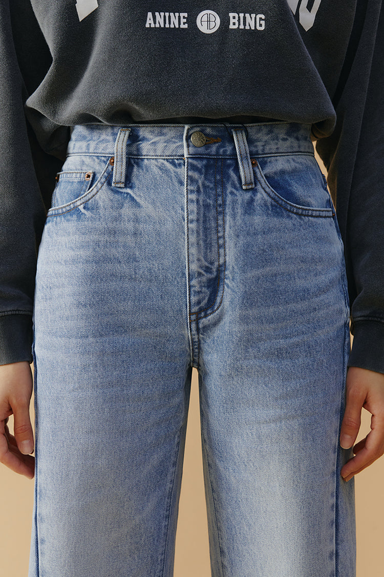 High-Line Straight Cropped Jeans (Turkish Cotton) – Hey Joanie